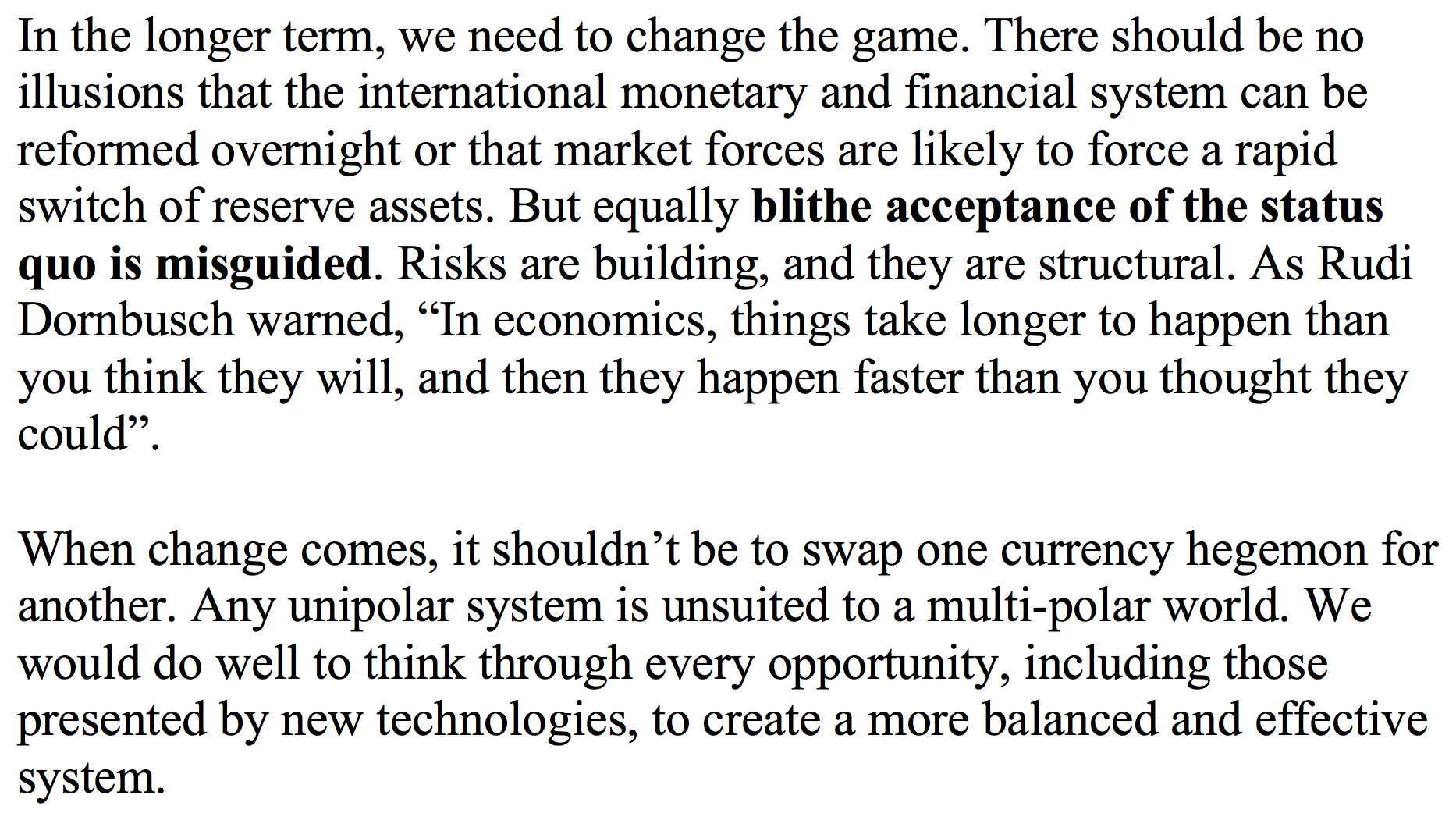 Tuur Demeester on Twitter: "2/ Warns for central bank complacency: "blithe acceptance of the ...