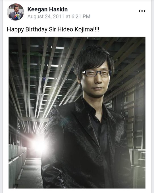 Hideo Kojima's Birthday Celebration | HappyBday.to