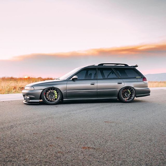 Stanced Subaru Legacy Wagon