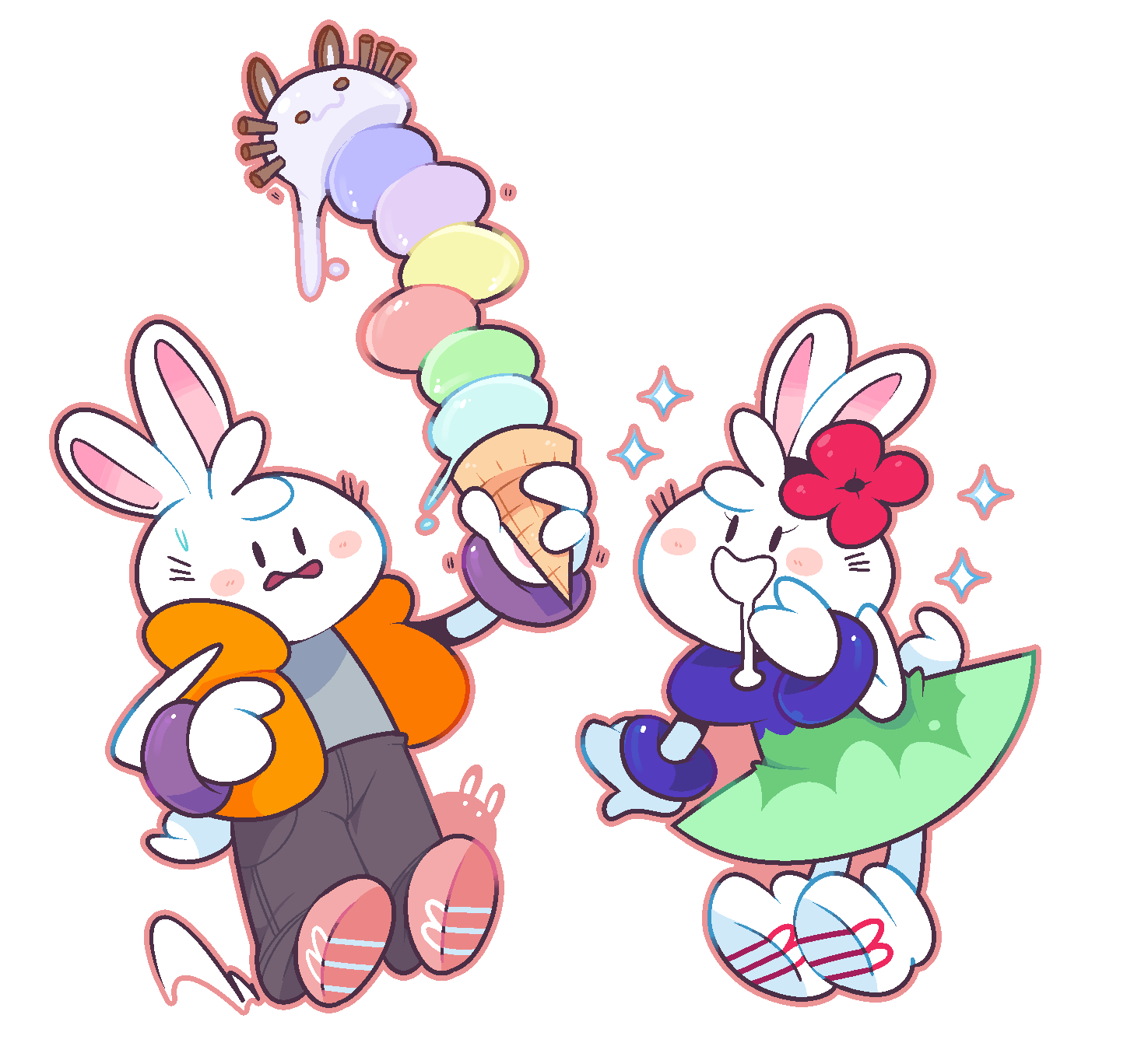 Lewkiss🌧 (comms open) on Twitter: "🍨 So much Ice cream 🍨 https://t.co/YSxWWeHinM" / Twitter