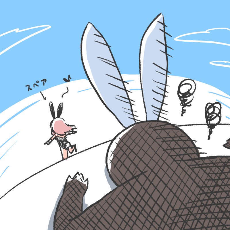 「8月23日は「バニーさんの日」ということで描いてみました。 」kamicatの漫画