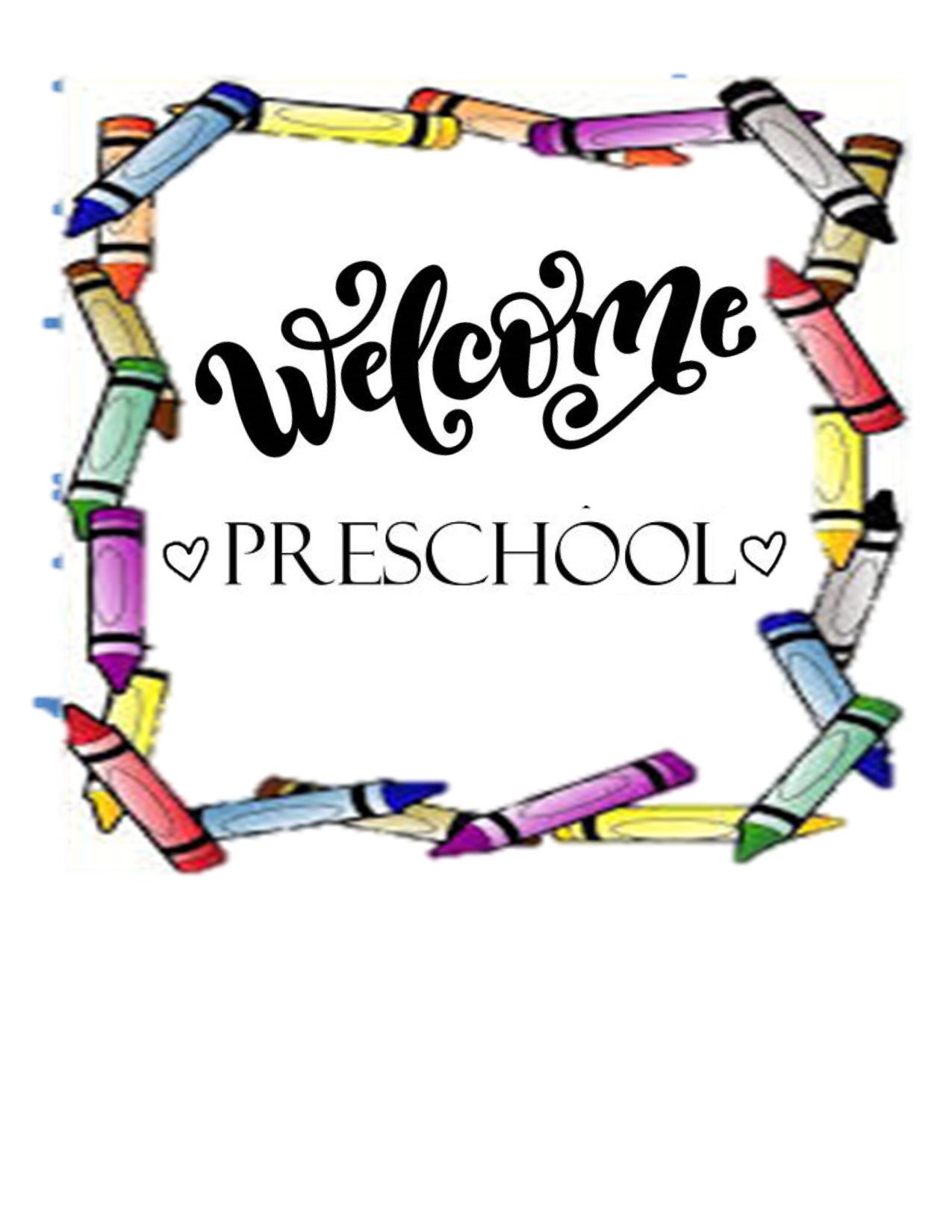 Welcome To Preschool Clip Art