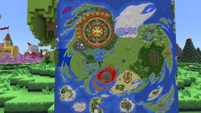 Adventure Time Minecraft Map