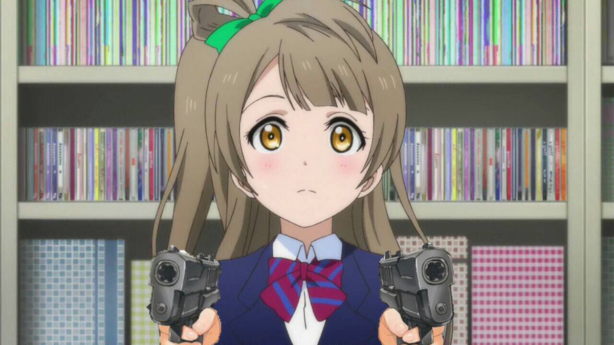 Gun Pointing At You Anime
