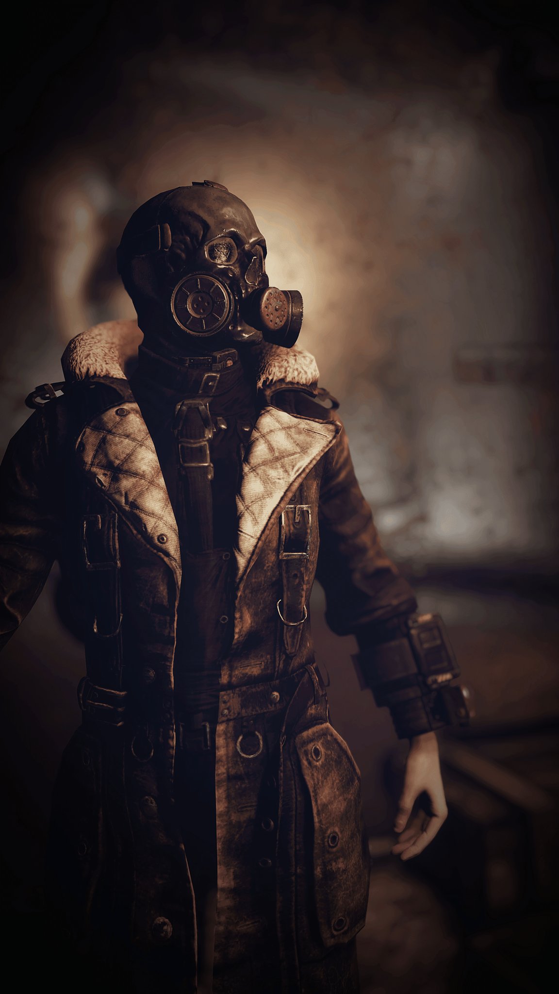 Gas Mask Character