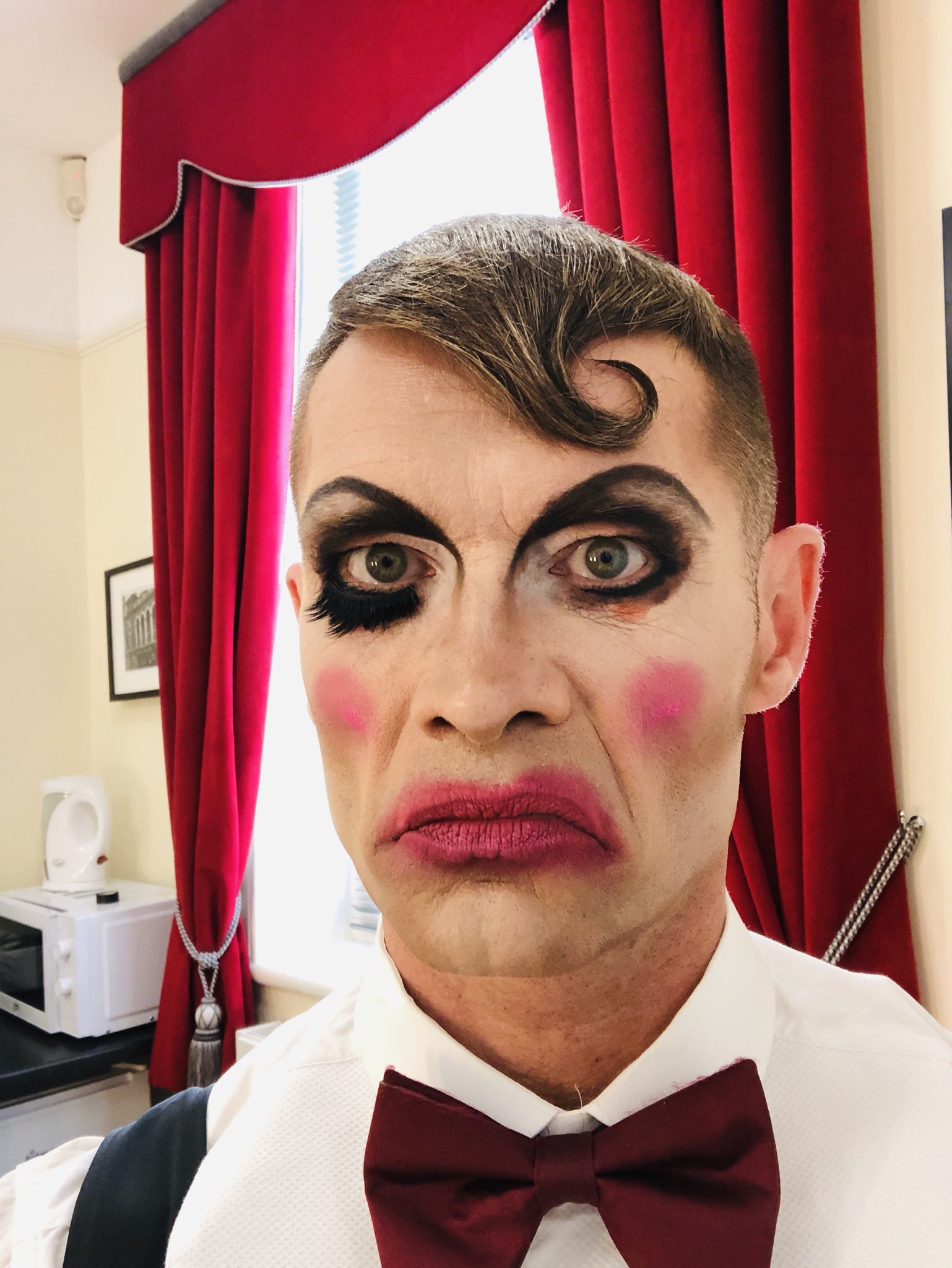 Male Puppet Makeup
