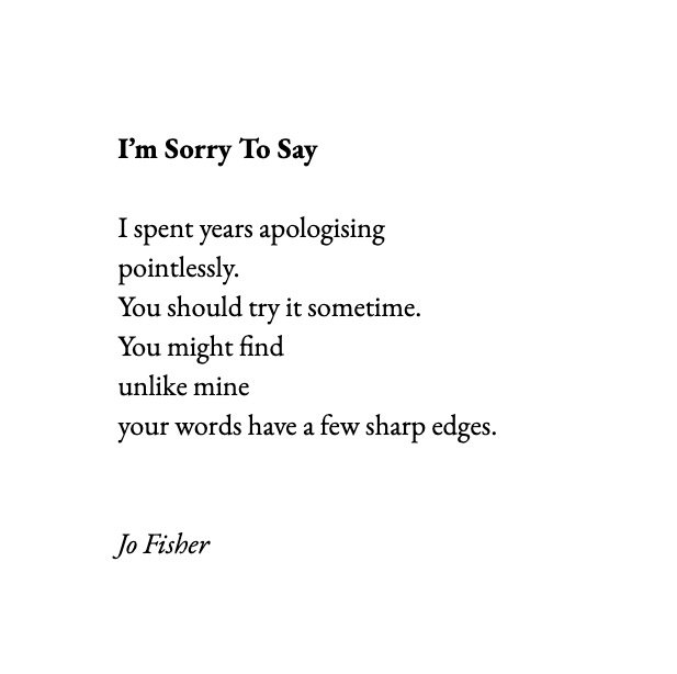 Im Sorry I Love You Poems