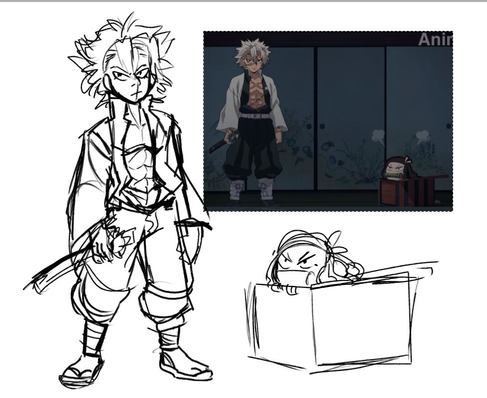 「latest kny episode screenshot draw :U 」Tokki 🍖🐗SHOP UPDATE 7/30💖の漫画