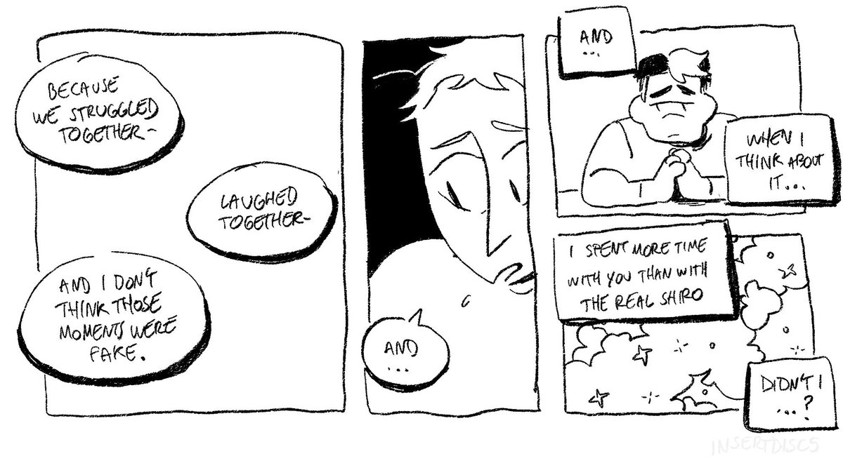 「voltron wouldnt give me AT LEAST one season of clone!shiro a」adrienne on bluesky/tumblr/instaの漫画