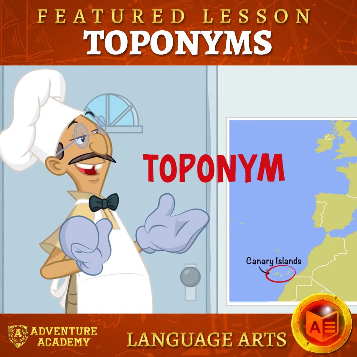 Adventure Academy on Twitter: "Words that are named after places are ...
