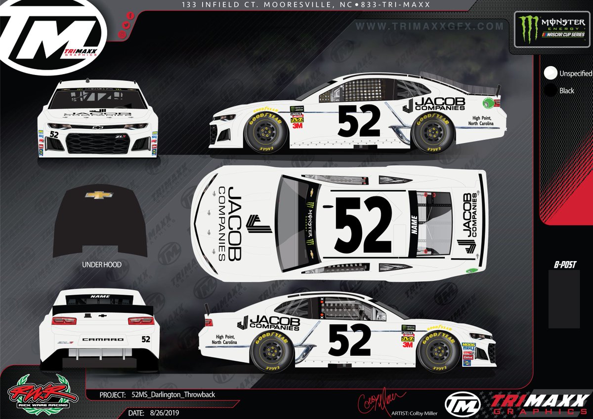 Rick Ware Racing Announces Throwback : r/NASCAR