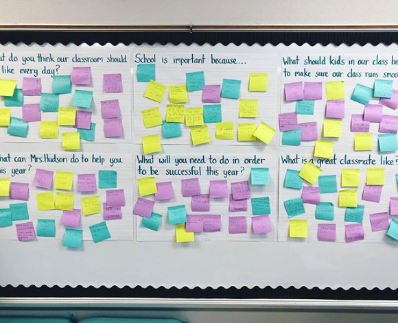 Teacher2Teacher on Twitter: "6 questions. 6 sticky notes each. 1 class ...