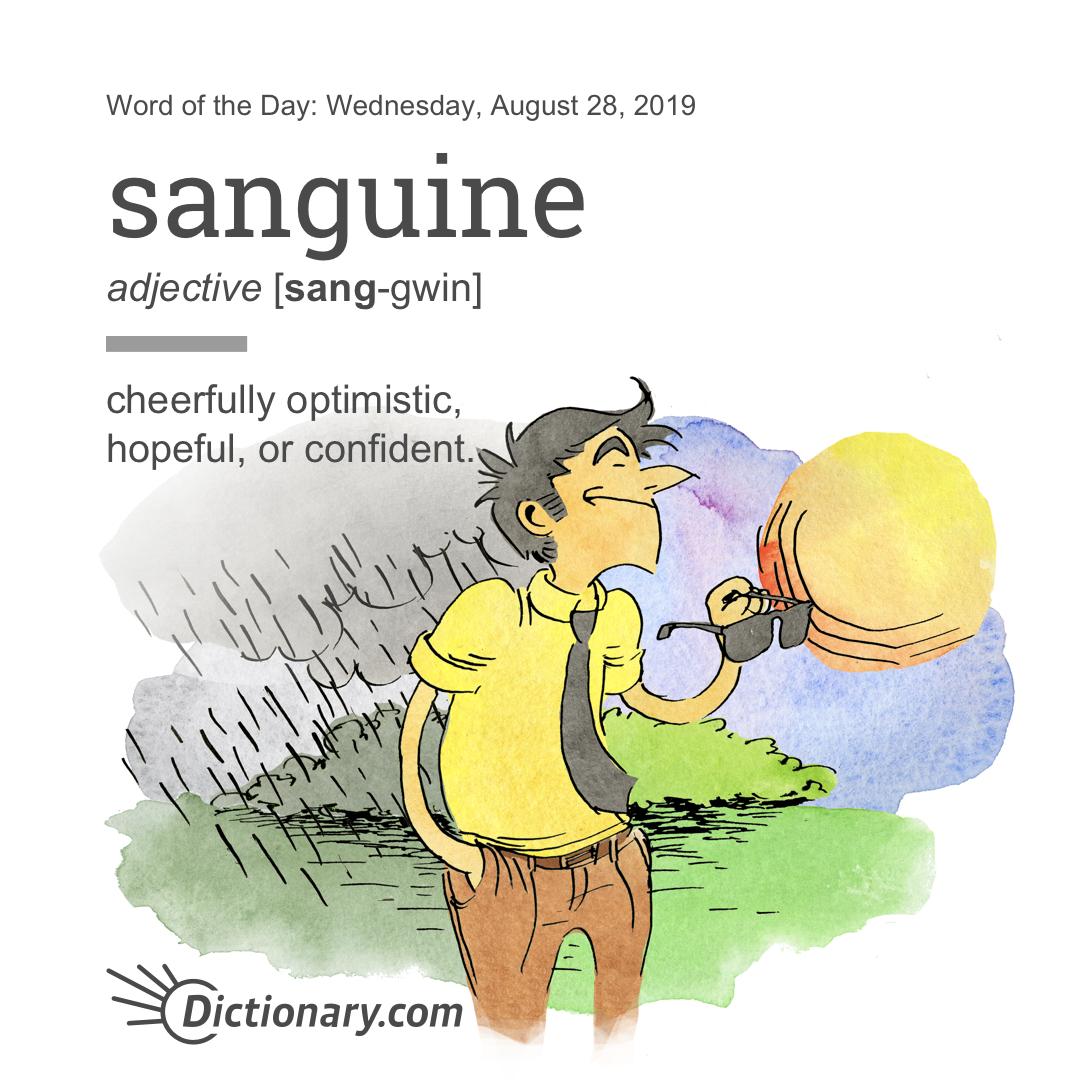 Sanguineous Definition