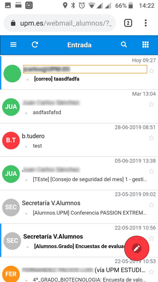 Positivo Sobretodo Perpetuo correo upm webmail Generalmente hablando Lo ...