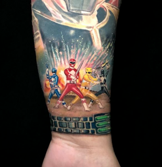 Titanium Ranger Tattoos