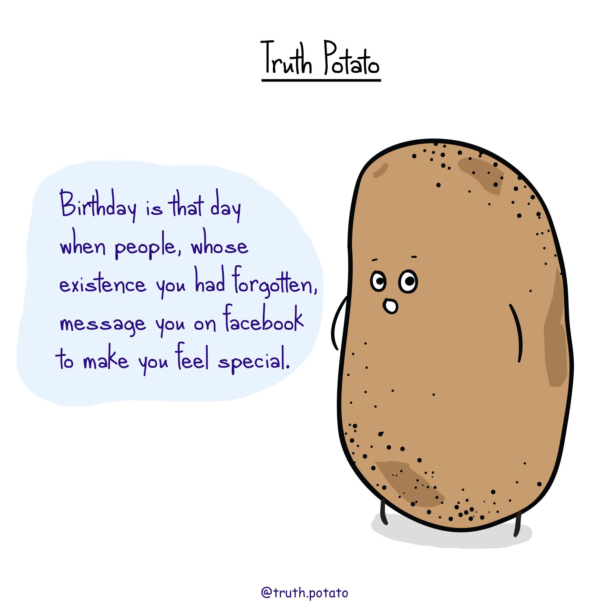 Potato Birthday Memes