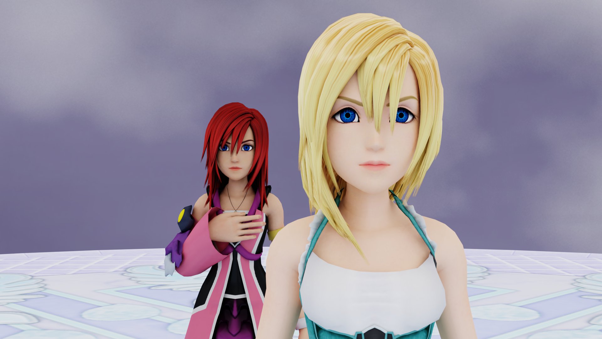 Kairi And Namine Wallpaper