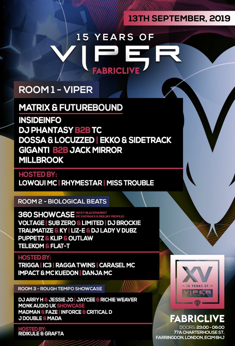 Matrix & Futurebound on Twitter: "With Festival Season almost complete our next headline London ...