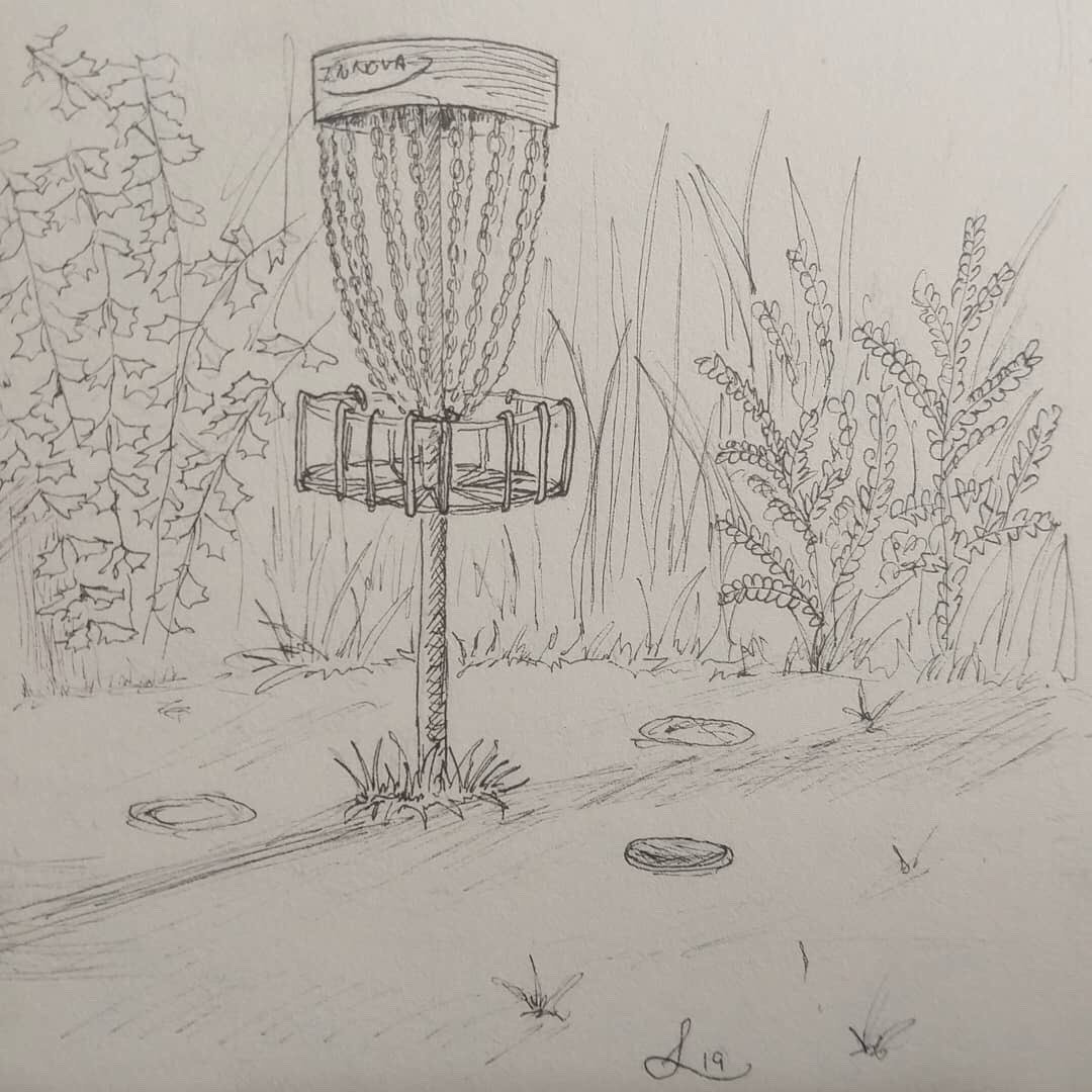 Frisbee Golf Art