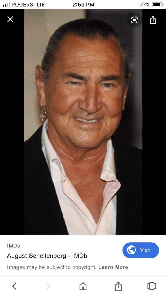 Actor August Schellenberg