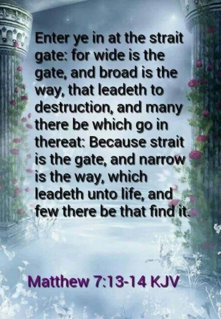 Straight Narrow Gate