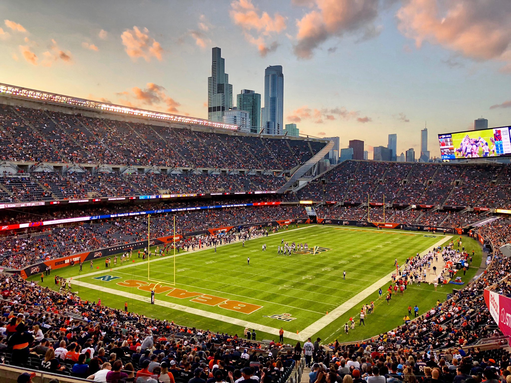 Chicago Bears Field Background