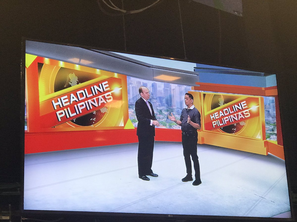 UK Ambassador DanielPruce visits ABS-CBN, listens to DZMM Headline ...