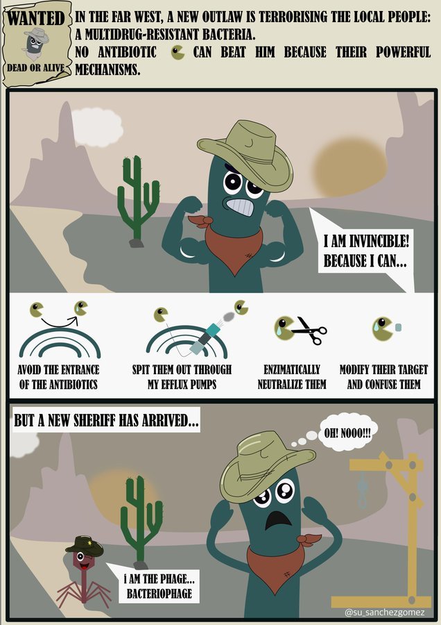 Antibiotic Resistant Bacteria Comic