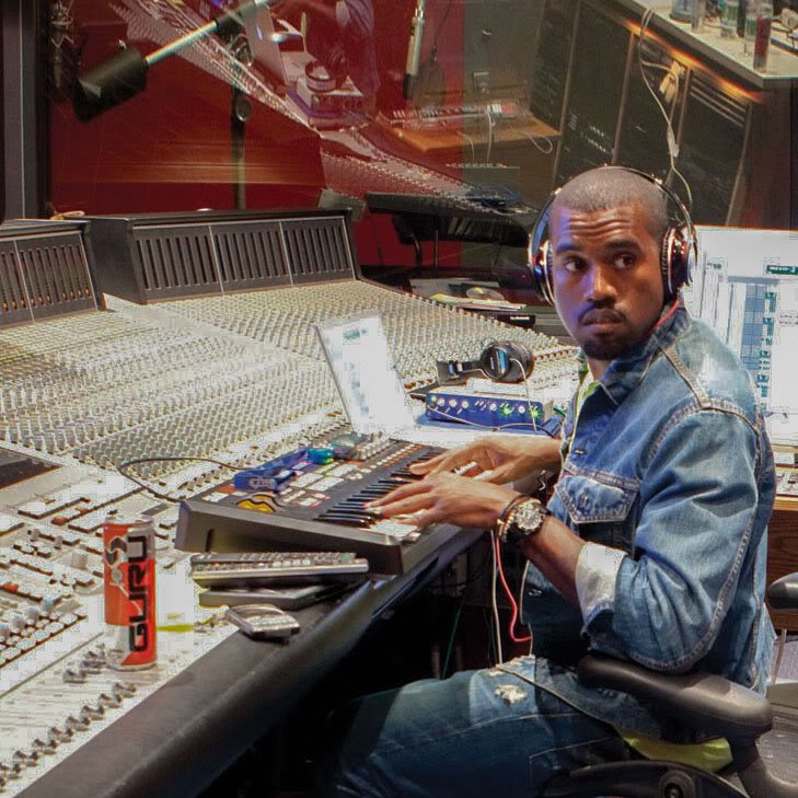 Kanye West In The Studio