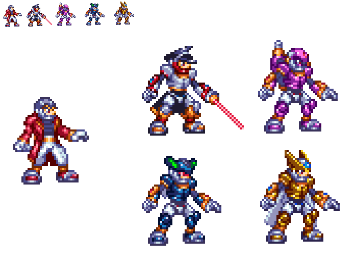 Megaman Zx Sprites