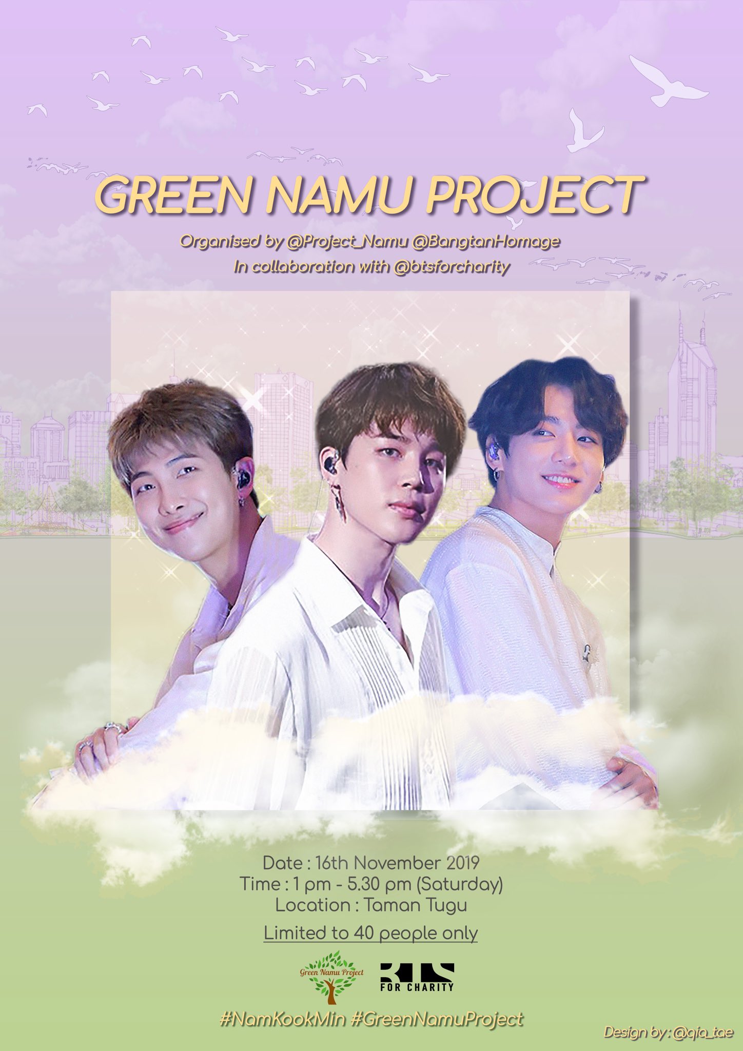Green Namu Project (GNP) on Twitter: "Green Namu Project 🌳 NamKookMin birthday project. A ...