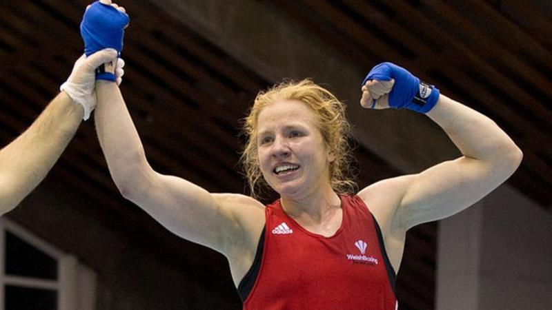 It's bronze for Welsh boxer Rosie Eccles as she lost her semi-final to ...
