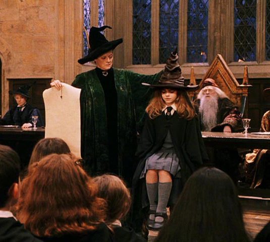 Harry Potter Sorting Hat Scene