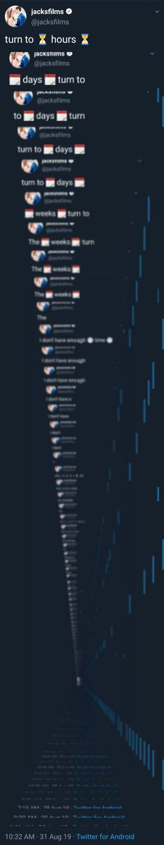 jacksfilms on Twitter: "turn to ⏳ hours ⏳…