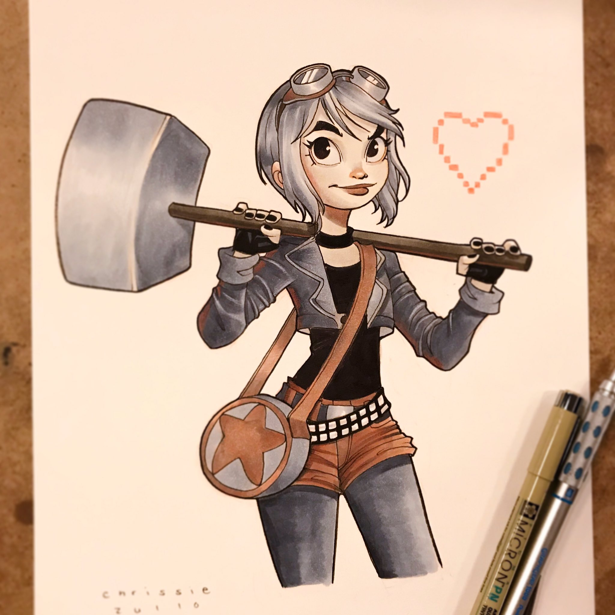 Ramona Flowers Drawing