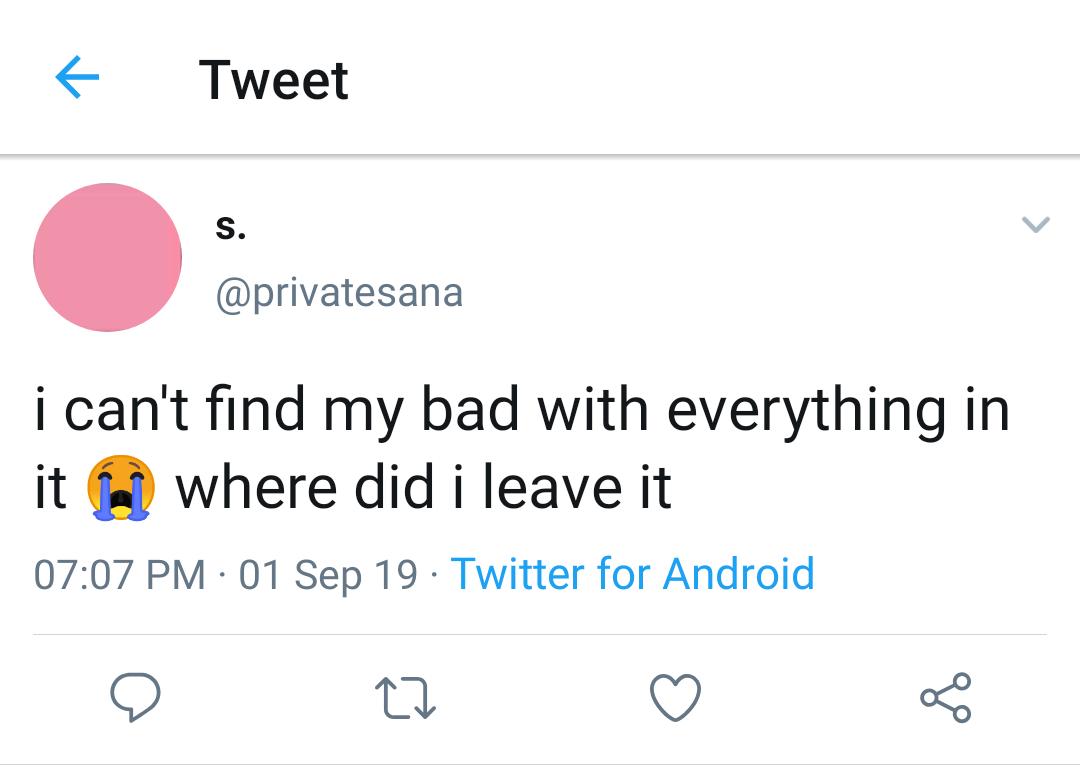 n. 🌸 (rest) on Twitter: "151. *bag i'm dumb https://t.co/prdv87miUi" / Twitter