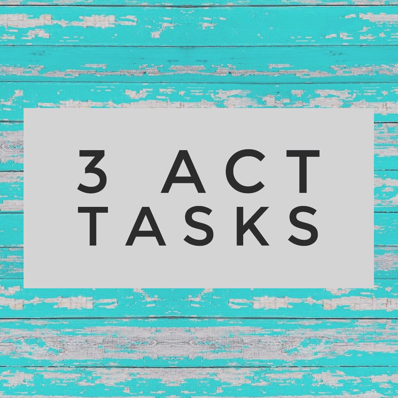 Dr. Catherine Head on Twitter: "RT @manelymath: Revisiting 3 act tasks ...