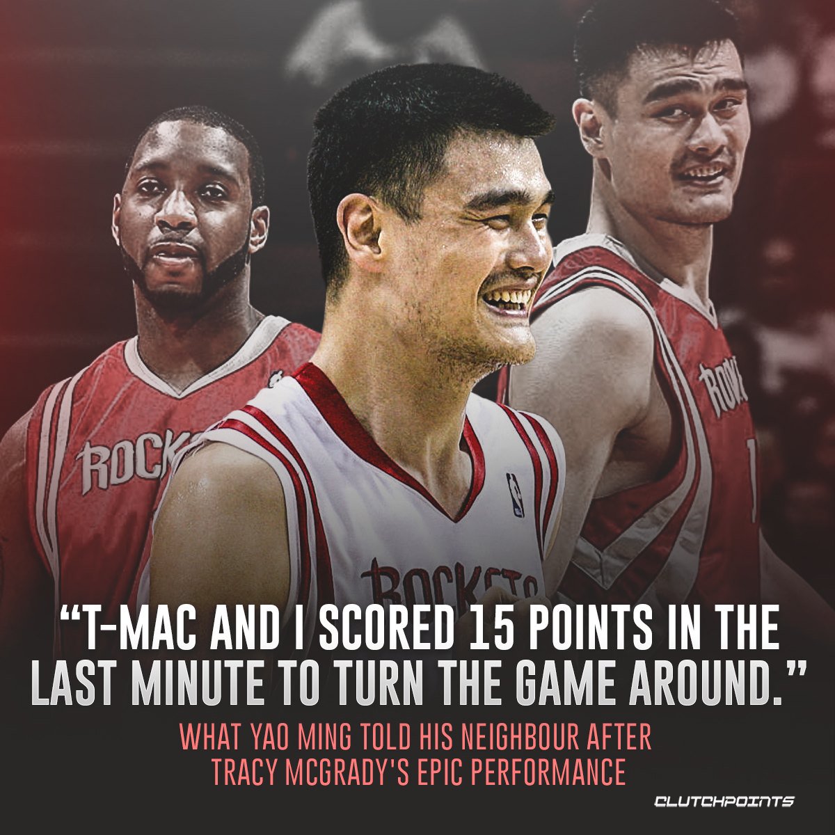 Tracy Mcgrady Yao Ming