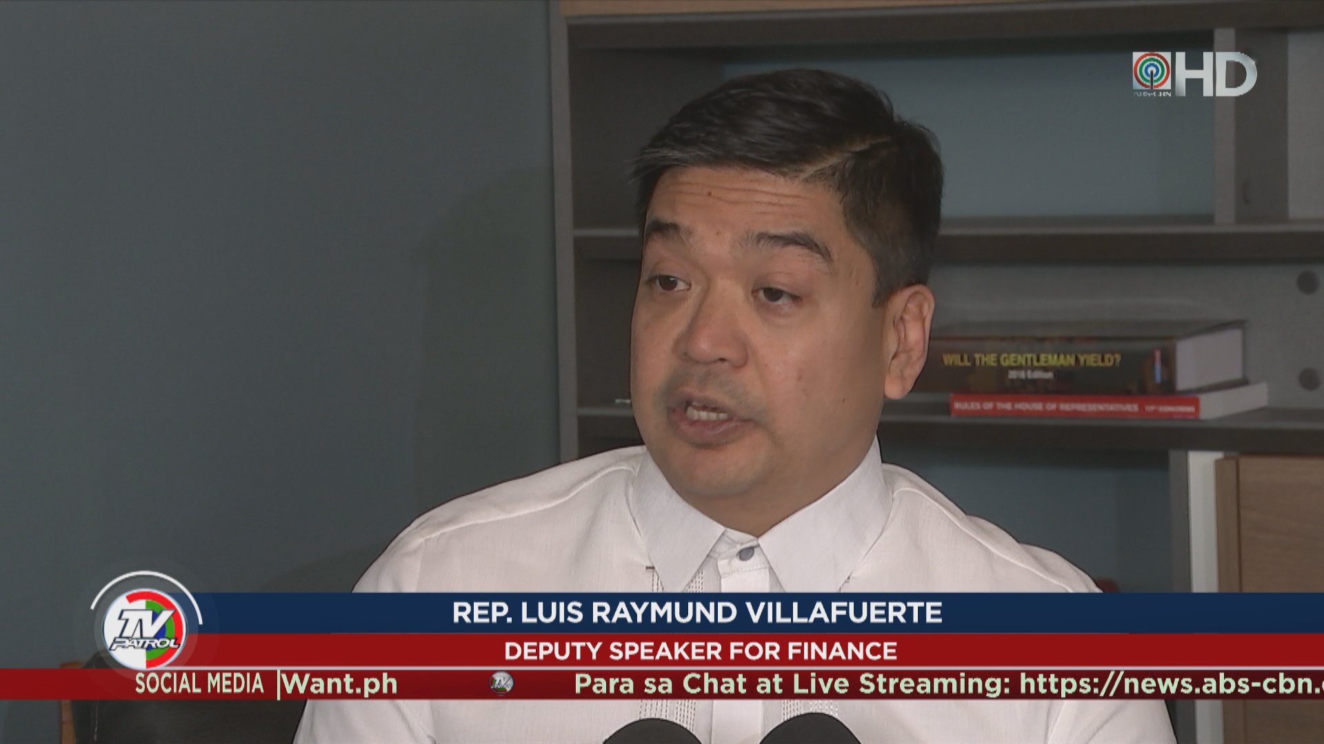 TV Patrol on Twitter: "#TVPatrol Rep. Isidro Ungab at Rep. Luis Raymund Villafuerte, nagbangayan ...