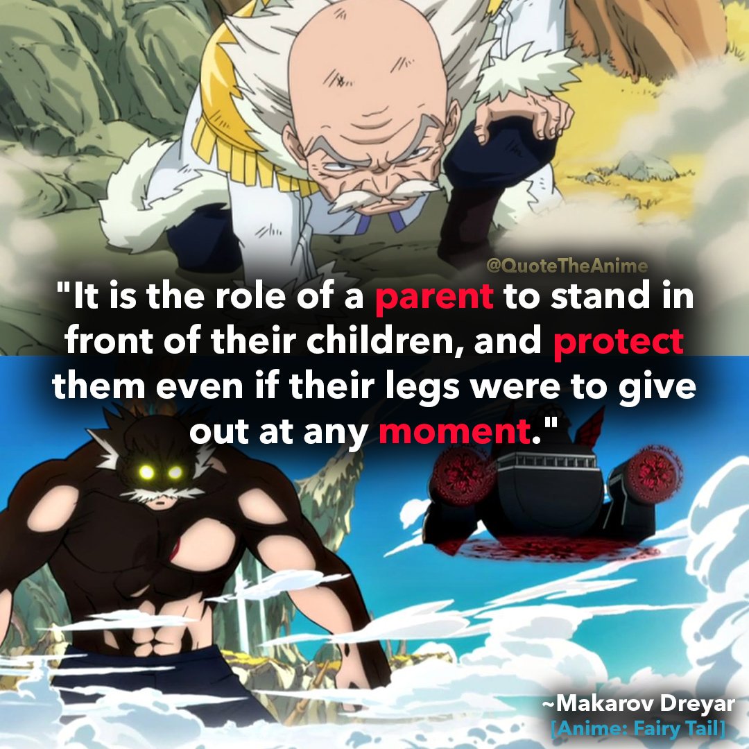 Fairy Tail Makarov Quotes Fairy Tail" White Dragneel (TV Episode 2019)