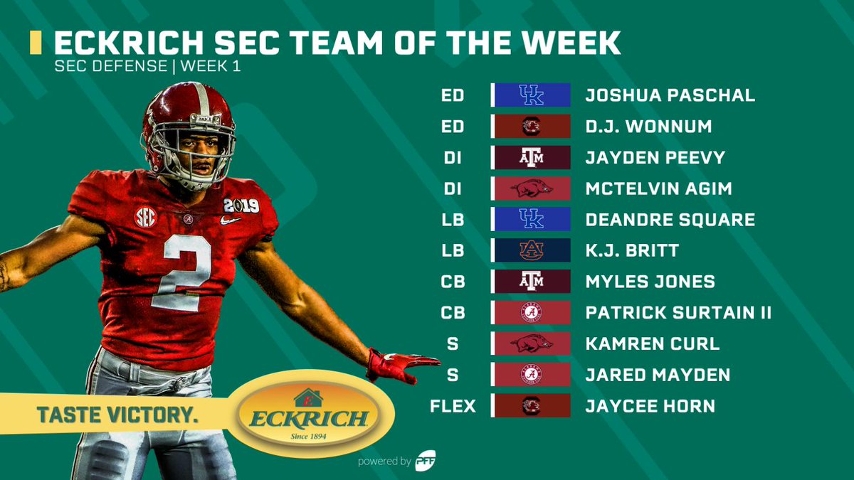 PFF SEC Offensive team of the week | SEC Rant