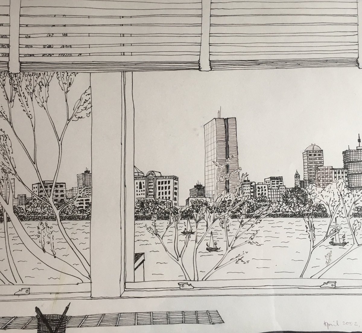 Looking Through A Window Drawing