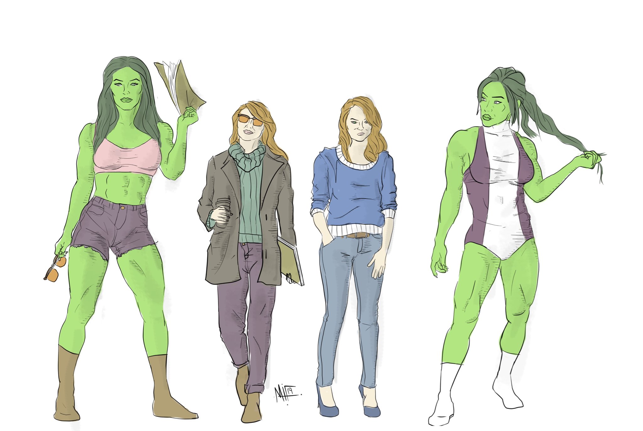 Marvel She Hulk Transformation