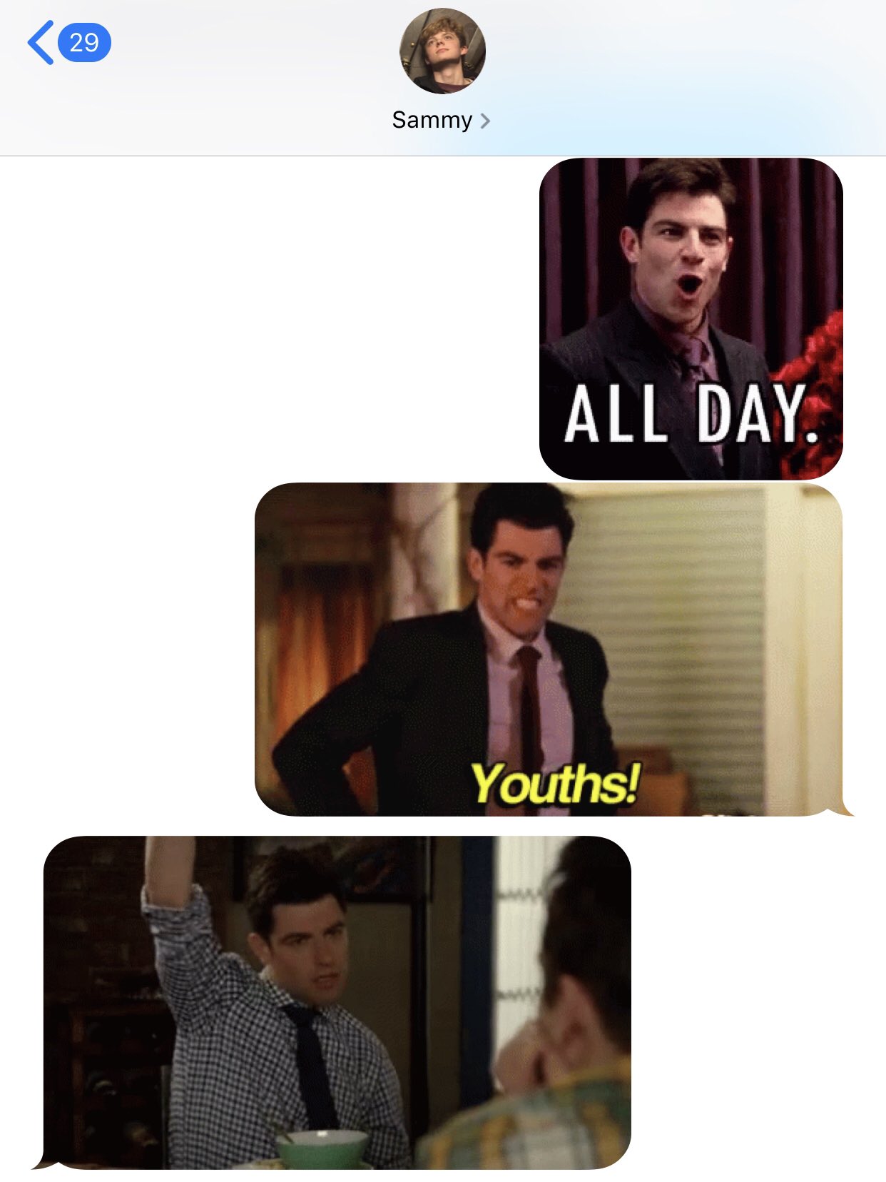 New Girl Schmidt Meme All Day