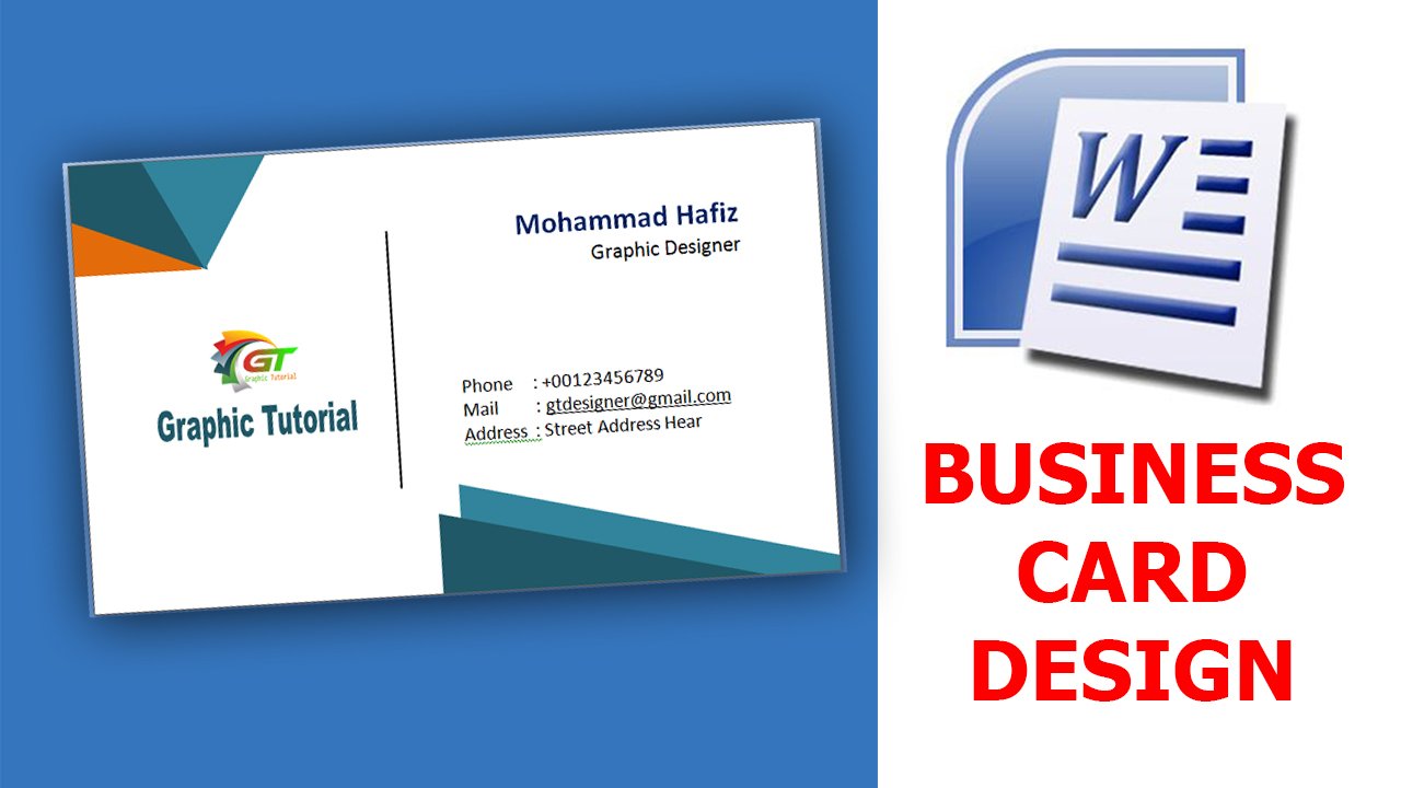 Microsoft Word Business Card Template