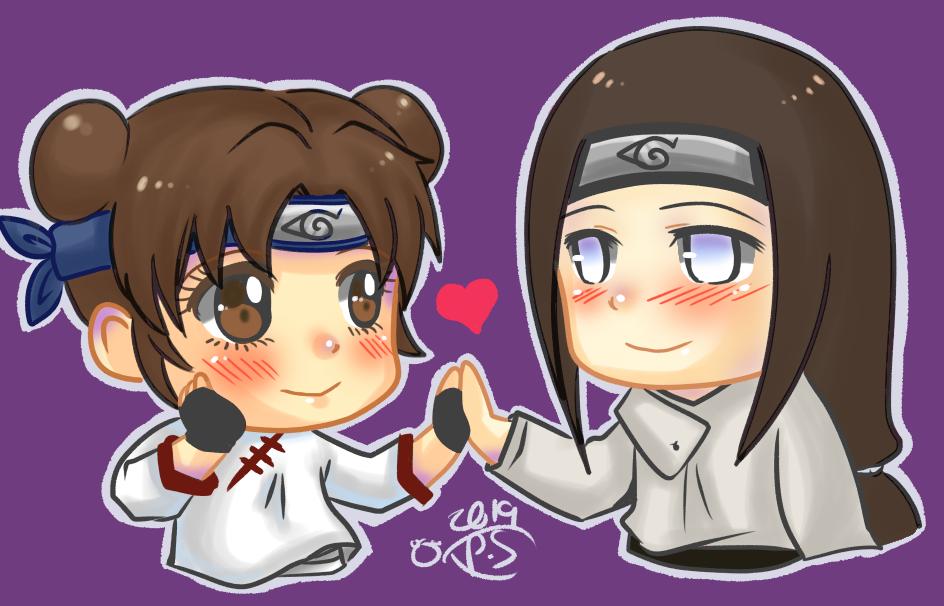 Chibi Neji And Tenten