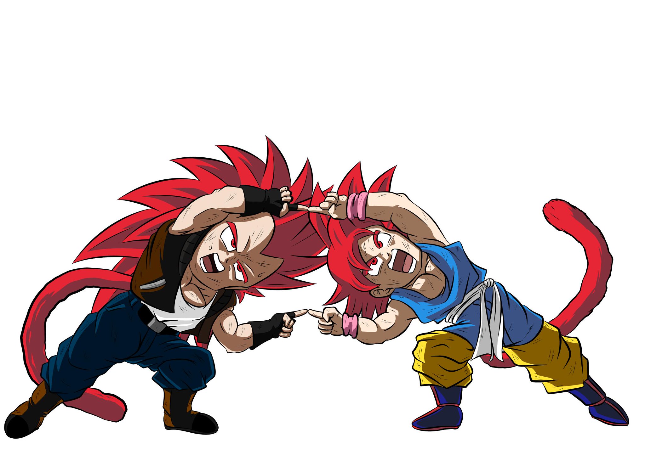 Goku And Raditz Fusion