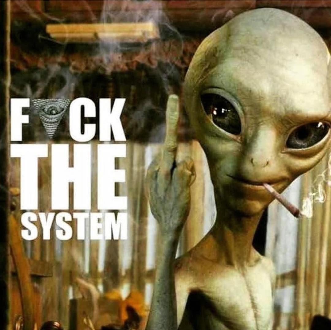 Paul Alien Smoking Weed