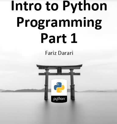 Fariz Darari on Twitter: "Python slides for Class #02: Python in a hurry (Part 01) https://t.co ...