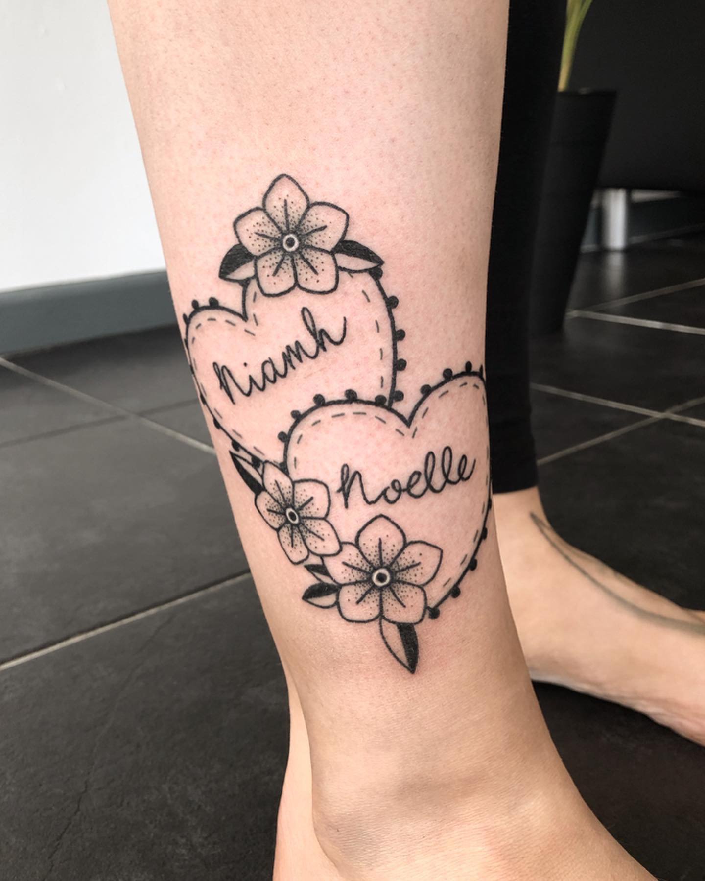 Heart Tattoo With Name Inside